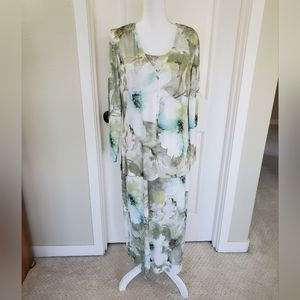 Rabbit Rabbit Rabbit | Dresses | Vintage 2piece Floral Maxi Dress And ...